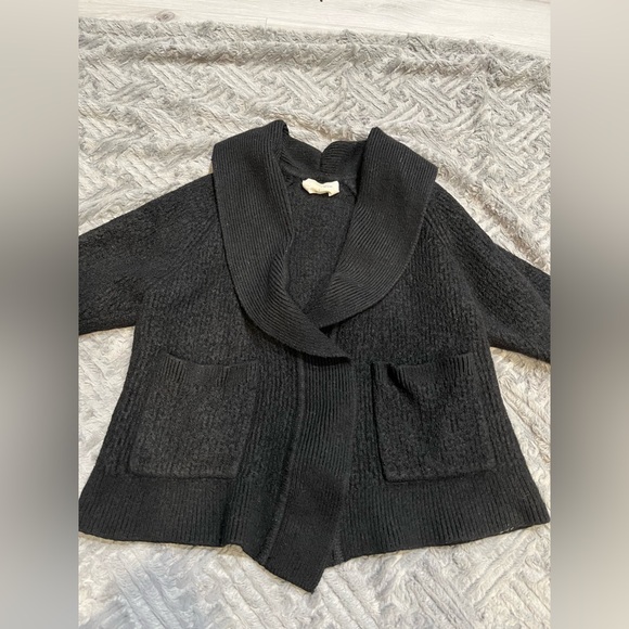 Wilfred | Jackets & Coats | Wilfred Black Knit Cape Jacket | Poshmark